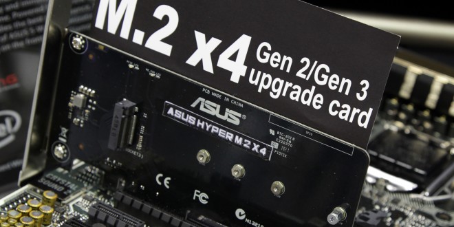 Asustek’s adapter provides M.2 SSDs up to 4GB/s of bandwidth | KitGuru