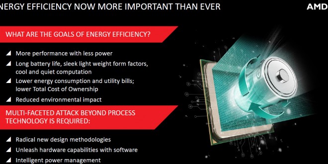 AMD to boost energy efficiency of APUs by 25 times by 2020 | KitGuru