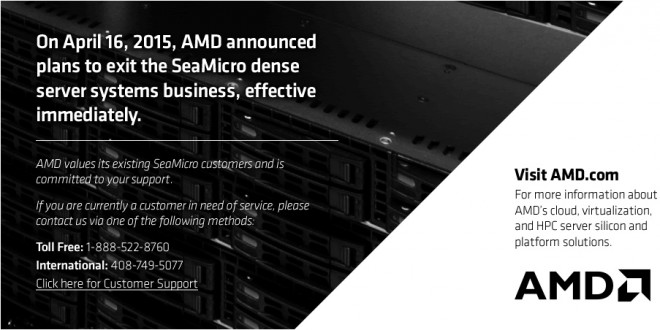 AMD to focus on high-performance server CPUs, abandons SeaMicro | KitGuru