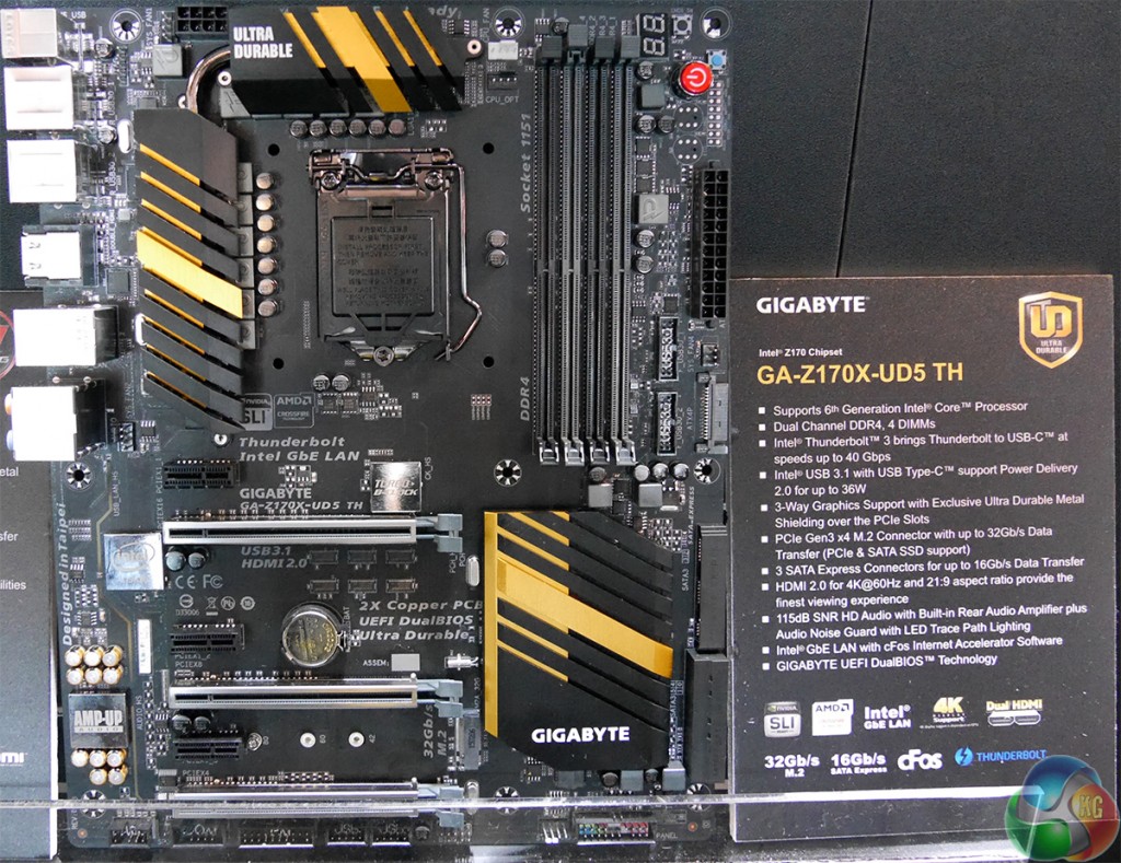 Gigabyte details premium Z170 platforms: DDR4, 32Gb/s M.2, 16Gb/s SATAe ...