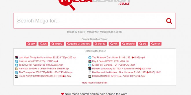 New Mega Search Engines