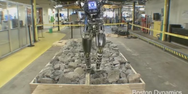 Boston Dynamics shows off six foot bipedal, running robot | KitGuru