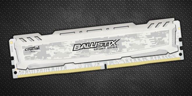 Crucial to reveal white DDR4 memory modules for overclockers | KitGuru