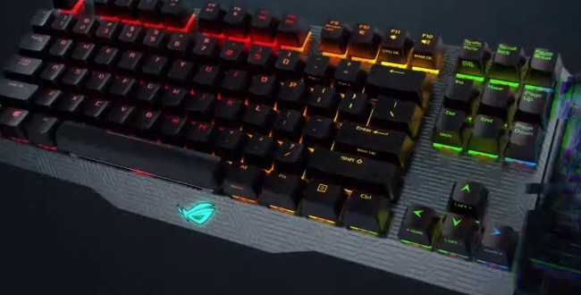 Asus shows off ROG Claymore RGB Mechanical keyboard | KitGuru