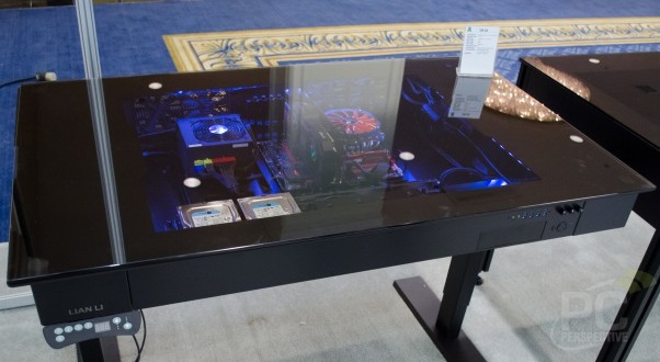 Lian Li shows off DK-04 sit/stand desk with PC enclosure | KitGuru