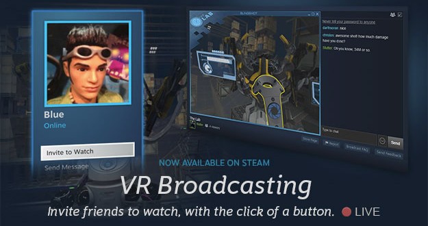 Now you can stream HTC Vive content to friends through Steam | KitGuru