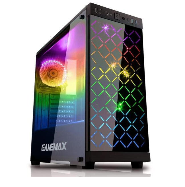 Gamemax Polaris (RGB Tempered Glass) Gaming PC Case | KitGuru