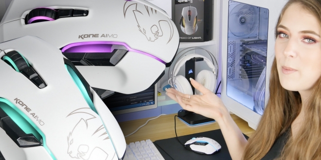Roccat Kone AIMO Gaming Mouse with Roccat Kanga & Taito XXL | KitGuru