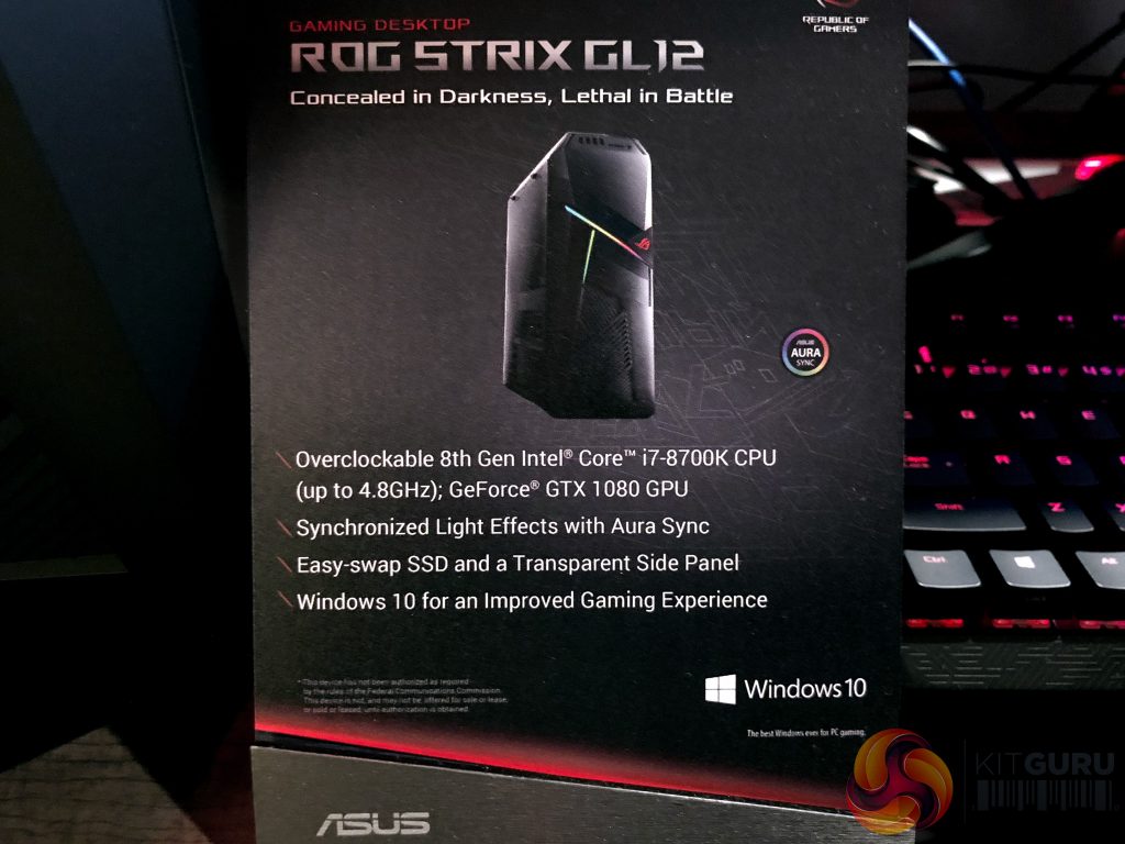 Asus launches ROG Strix GL12 gaming desktop | KitGuru