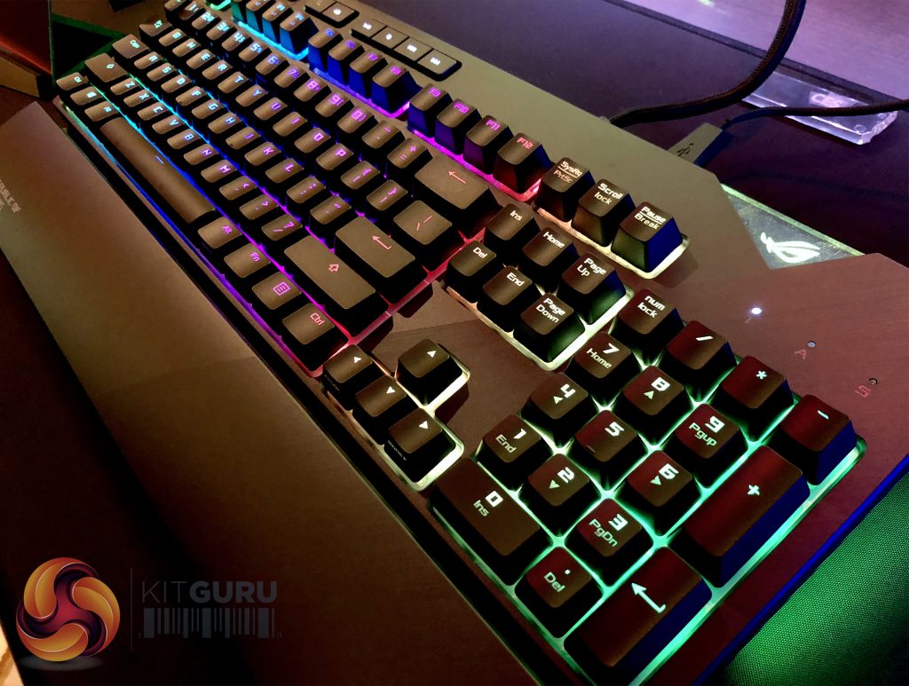 CES: ASUS unveil ROG Strix Flare, a keyboard that can light up your ...