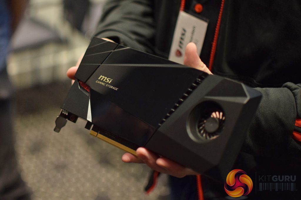 MSI showcases ultra-fast PCIe storage solution for mainstream consumers ...