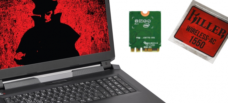 Rivet Networks Killer Wireless-AC 1550 Gaming WiFi Network Adapter ...