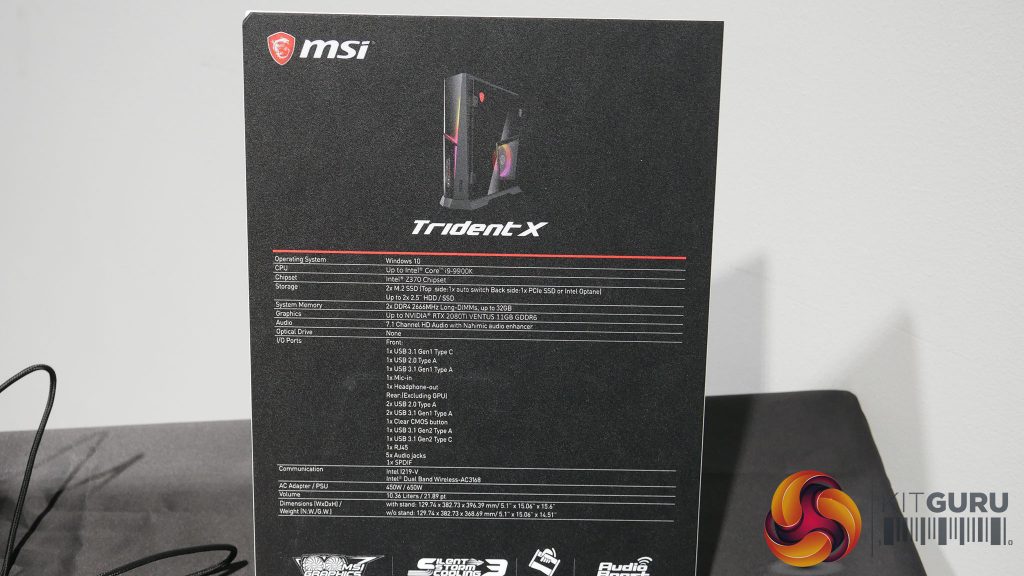 MSI Trident X (2018): Cramming in an i9 9900k and RTX 2080ti ! | KitGuru