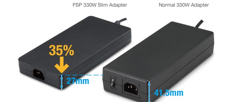 FSP launches Slim 330W fanless external power supply | KitGuru