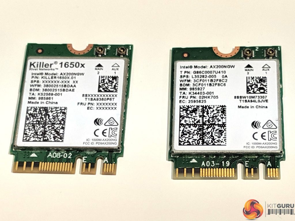 Killer 1650x and Intel AX200NGW | KitGuru