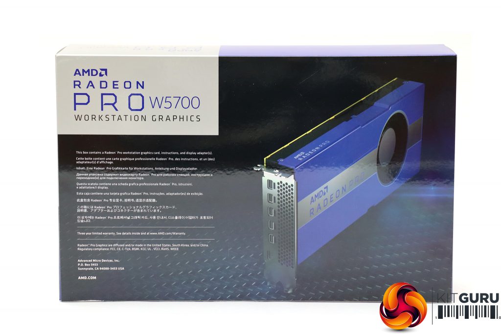 AMD Radeon Pro W5700 Professional Graphics Card Review | KitGuru