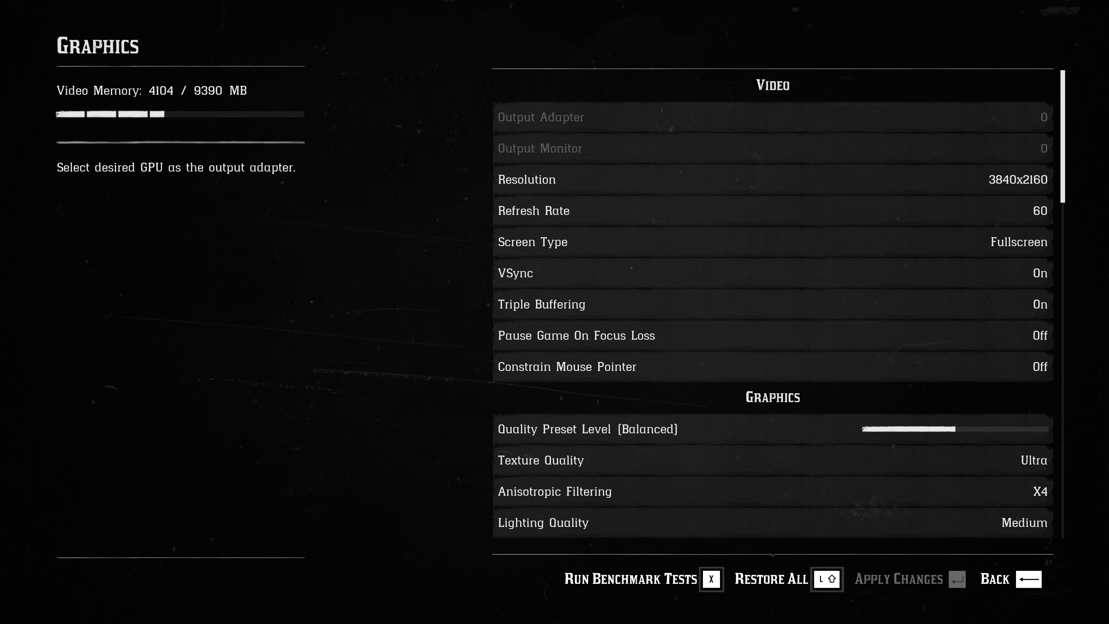 Here Are All The Different Graphics Settings In Red Dead Redemption 2
