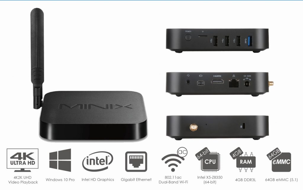 MINIX NEO Z83-4 Plus – Spec Sheet | KitGuru