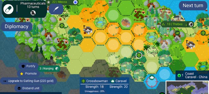 UnCiv is an open source remake of Civilization V for PC and Android ...