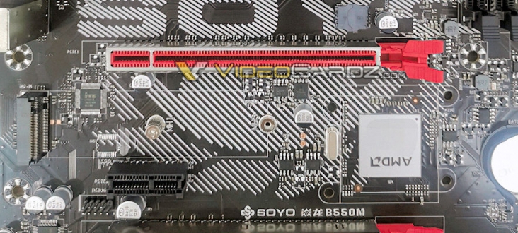 First image of an AMD B550 motherboard released | KitGuru