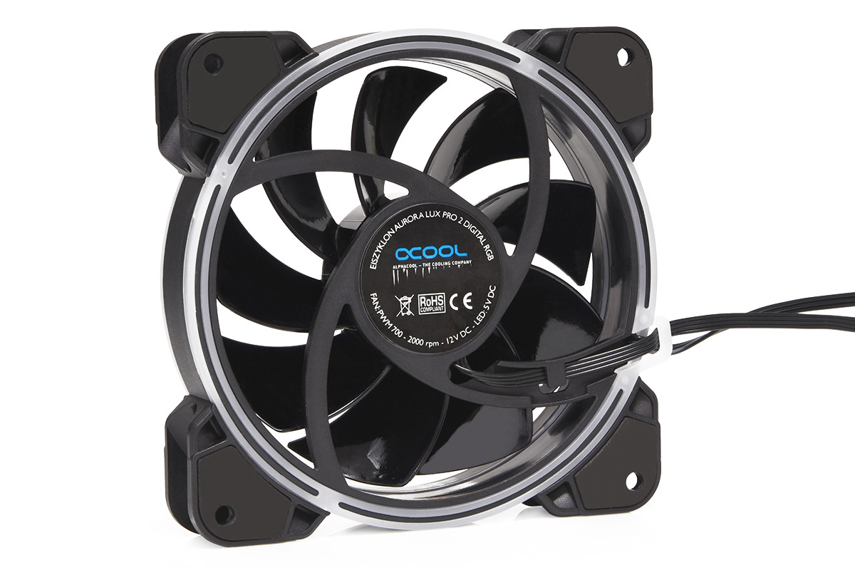 Alphacool introduces the Eiszyklon Aurora LUX PRO 2 Digital RGB fan ...