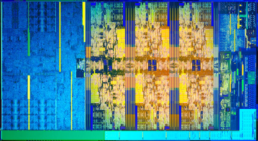 A photo shows an 8th Gen Intel Core die. Intel announces the des | KitGuru