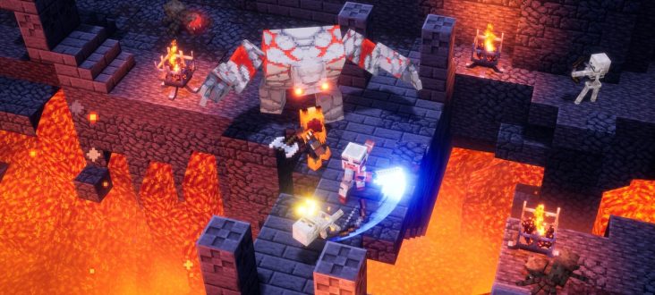 Cross-platform multiplayer coming to Minecraft Dungeons | KitGuru