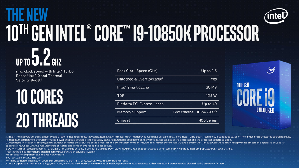Top 5 Intel CPUs of 2020! | KitGuru