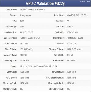 Nvidia RTX 3080 Ti early benchmarks emerge, specifications confirmed on ...