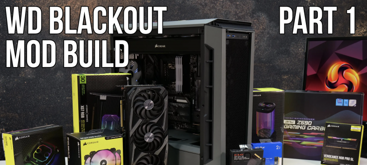 WD Blackout Modded Build Project – Part 1 | KitGuru