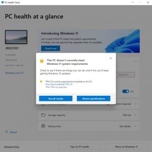 Microsoft’s Windows 11 PC health check app just got a lot more helpful ...