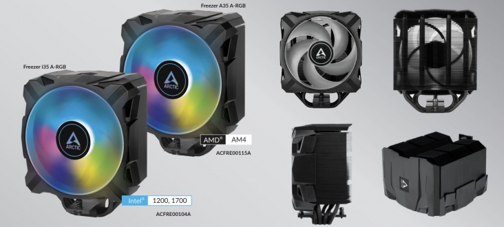 Arctic introduces two new Freezer coolers for Intel and AMD systems ...