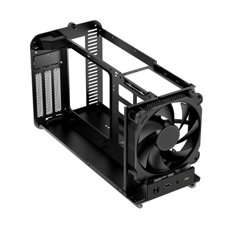 The new Jonsbo V11 mini-ITX case can be set up vertically or horizontally | KitGuru