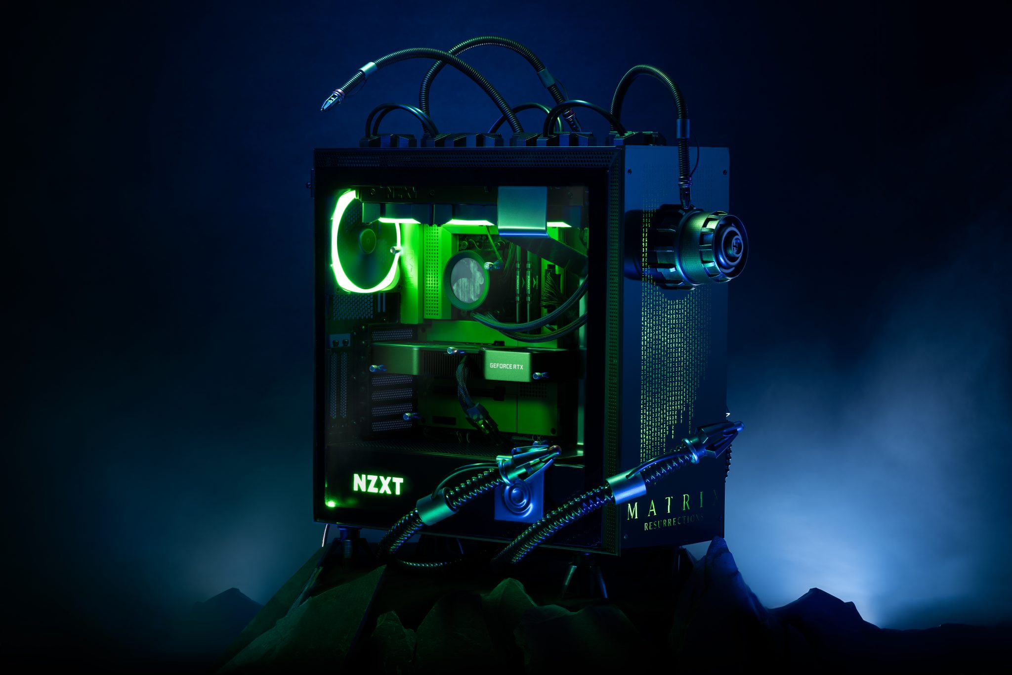 Nvidia is giving away Matrix-themed modded PCs and RTX 3080 Ti custom ...