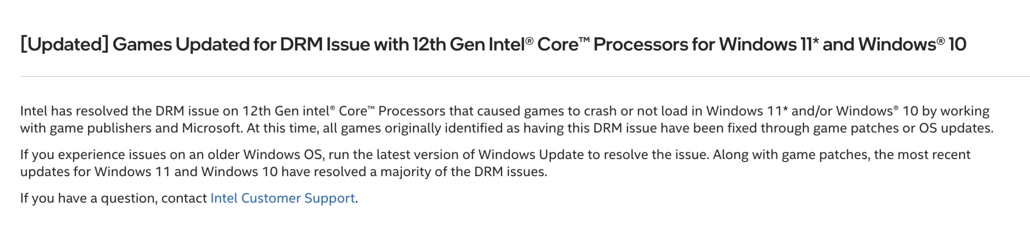 Intel has finally fixed the DRM issues for 12th Gen processors | KitGuru
