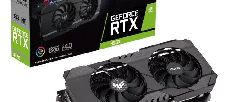 Asus unveils dual-fan RTX 3050 TUF Gaming graphics cards | KitGuru