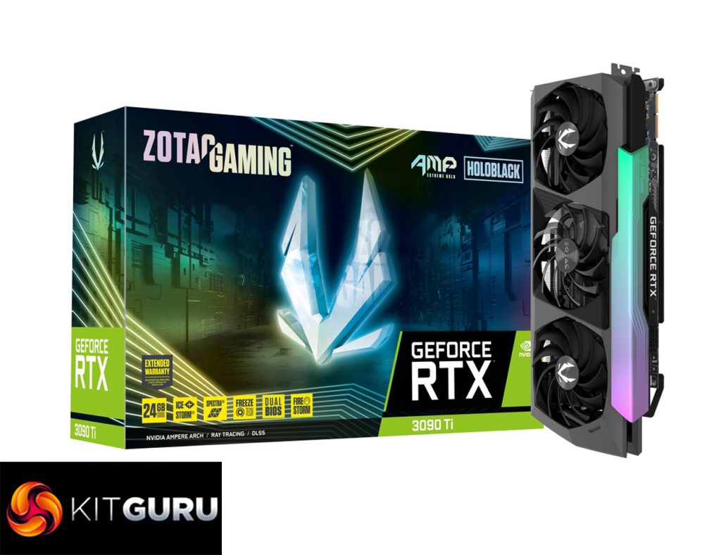 Zotac RTX 3090 Ti Amp Extreme Holo Review | KitGuru