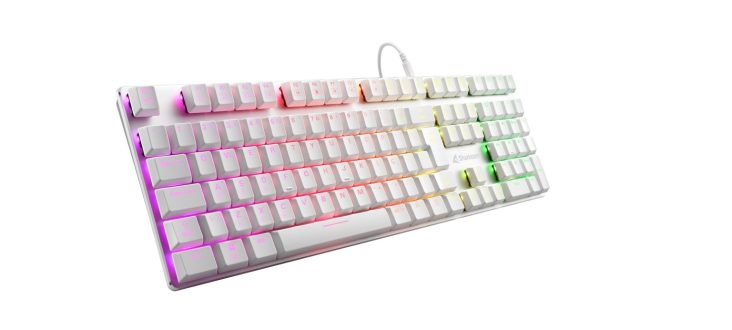 Sharkoon launches PureWriter White RGB full-size and TKL mechanical ...