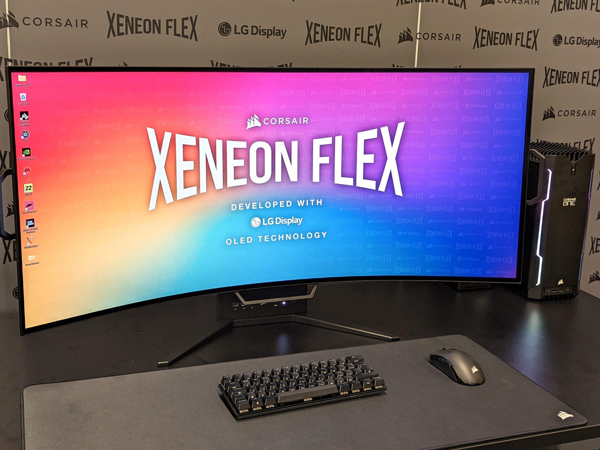 Corsair launches world’s first bendable OLED gaming display | KitGuru