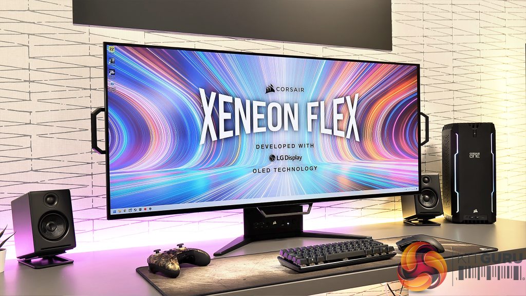 Corsair Xeneon Flex OLED – hands-on with the bendy screen! | KitGuru