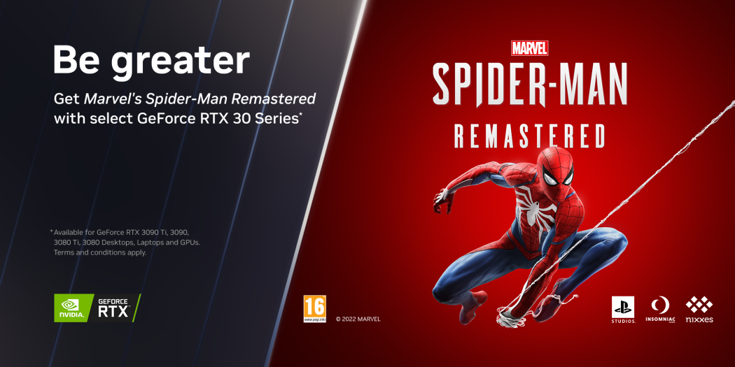 Nvidia is giving away Spider-Man Remastered with RTX GPUs | KitGuru