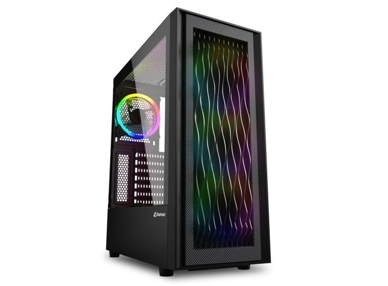 Sharkoon’s latest case ships with an RGB-lit wave front panel | KitGuru