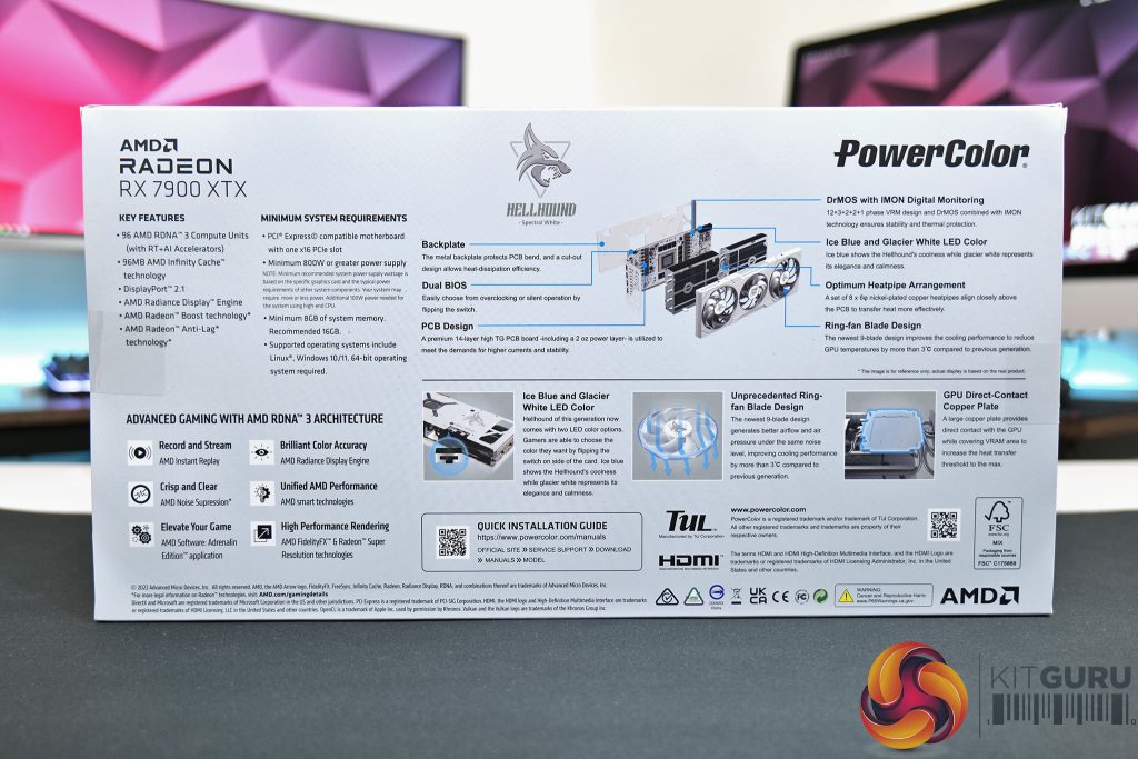 PowerColor RX 7900 XTX Hellhound Spectral White Review | KitGuru