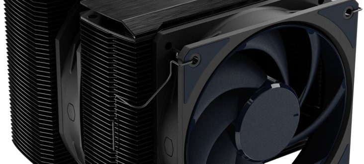 Cooler Master launches the MA824 Stealth dual-tower CPU cooler | KitGuru