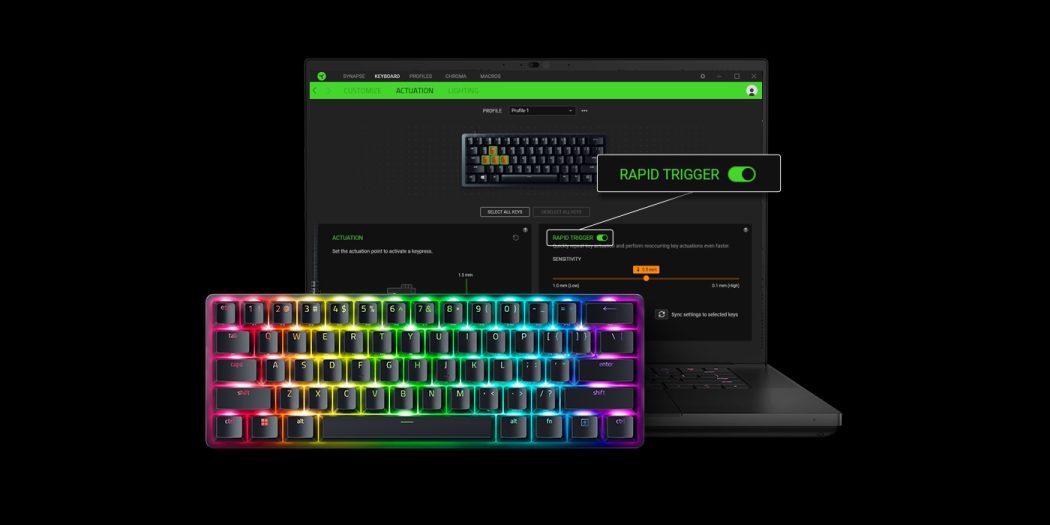 Razer adds Rapid Trigger mode to Razer Huntsman Analog keyboards | KitGuru