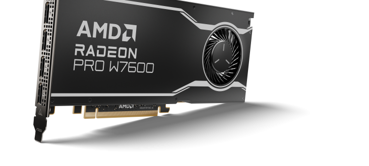 AMD fills out Radeon Pro line-up with new W7600 and W7500 graphics ...