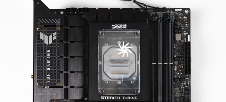 Modding Cafe’s CPU cooling block concept conceals tubing for a cleaner ...