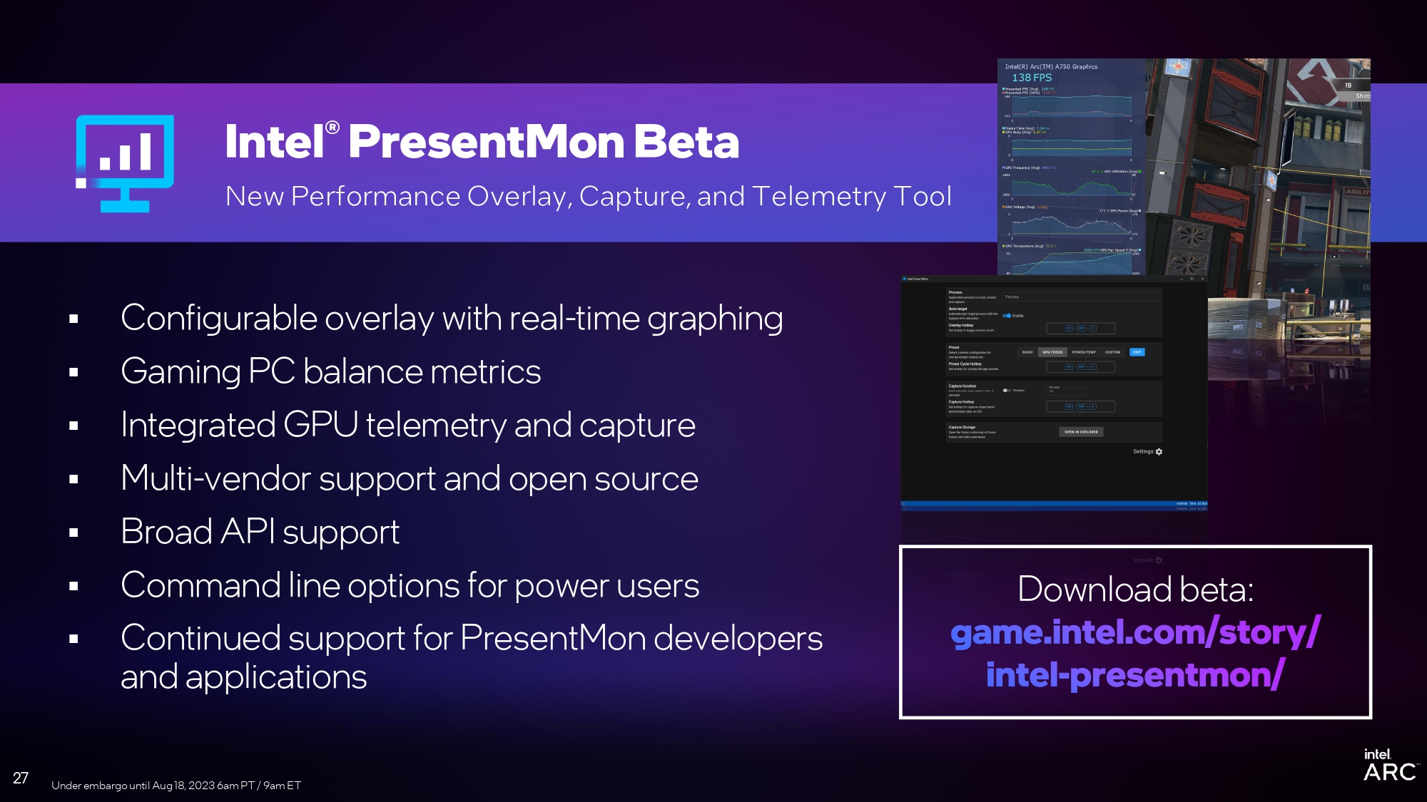 Intel claims huge DX9/11 improvements and introduces PresentMon Beta ...