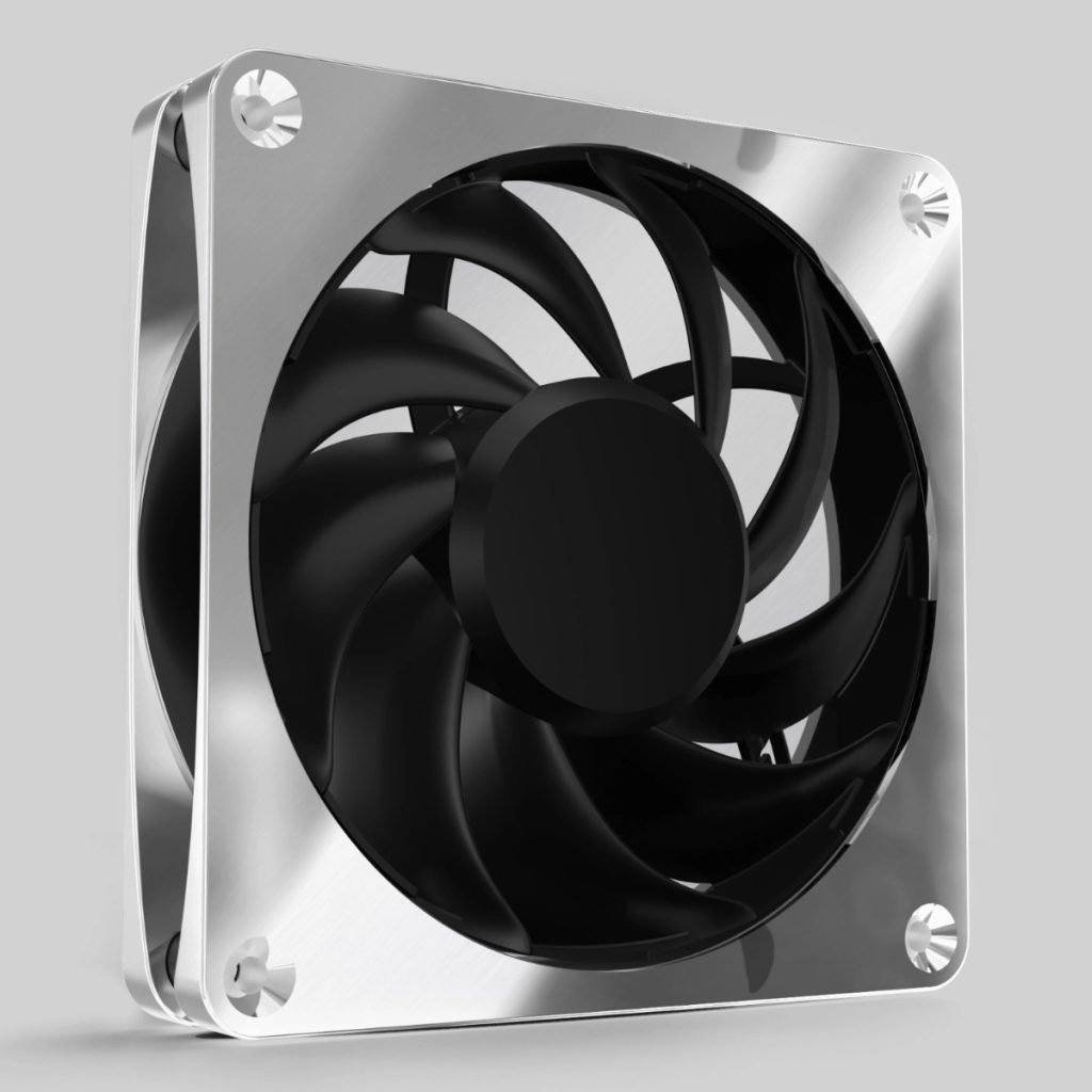 Alphacool’s new Apex Stealth fans have metal frames in Chrome, Black ...