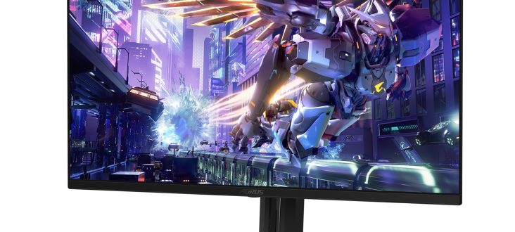 Gigabyte shows off high-end Aorus 32-inch QD-OLED gaming monitor ...